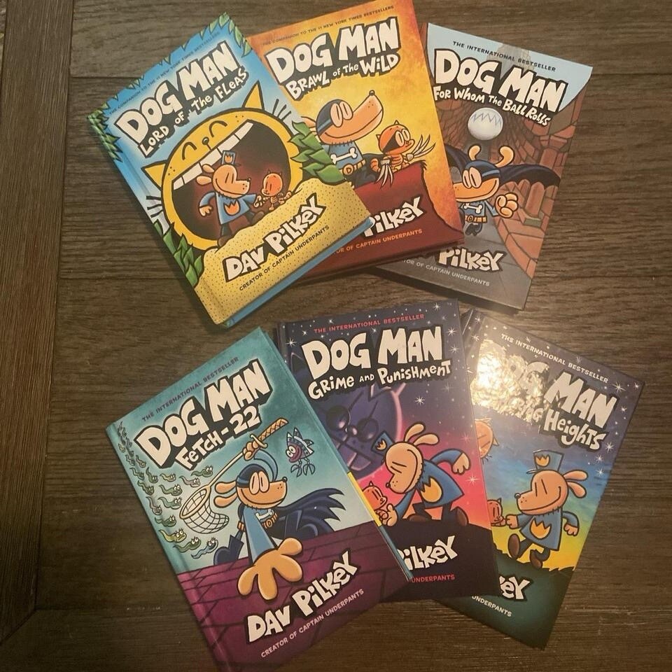 set of 6 Dogman books | eBay