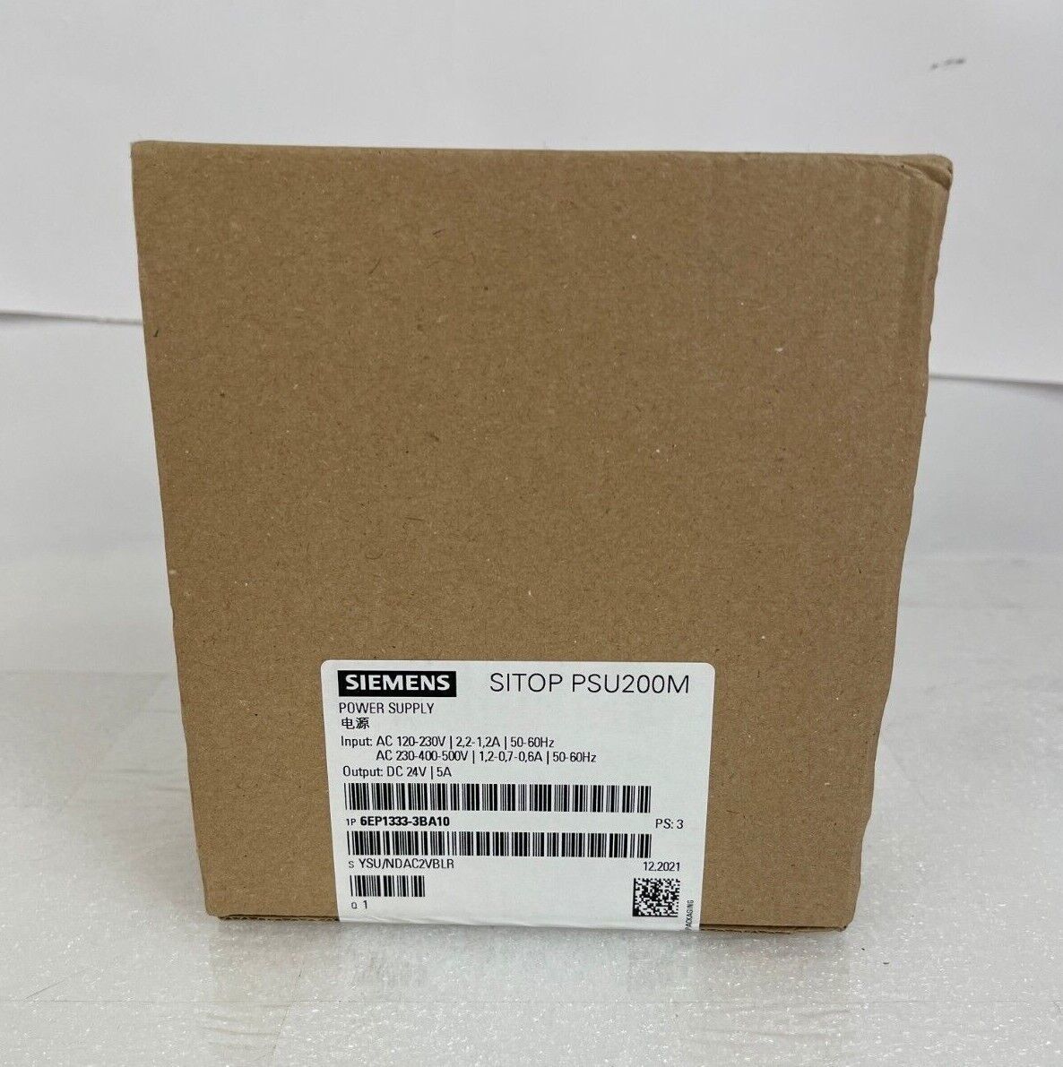 One Siemens SITOP PSU200M 5A DC 24V Stabilized Power Supply 6EP 1333 ...