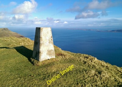 Photo 6x4 Sithean Bhealaich Chumhaing trigpoint Torvaig Sithean ...