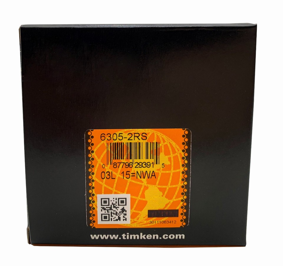 (10 Pack) TIMKEN 6305-2RS 25X62X17MM Double Rubber Seal Ball Bearings ...