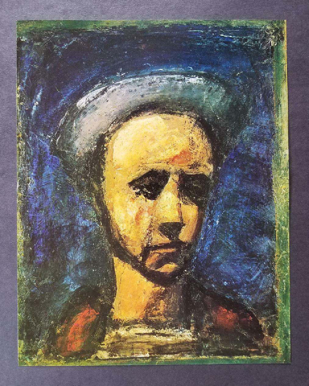 Georges Rouault "The Apprentice Self-Portrait" Mounted Offset ...