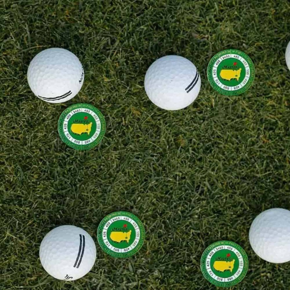 The Masters Scorecard Golf Ball Marker,2024Masters Tournament Coin With ...