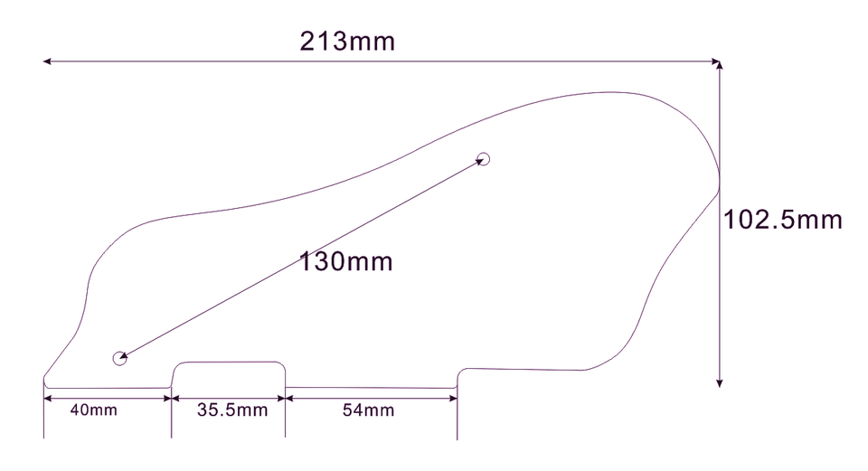 New-For Gretsch G6120 DC Chet Atkins Singly Gold Logo Guitar Pickguard ...