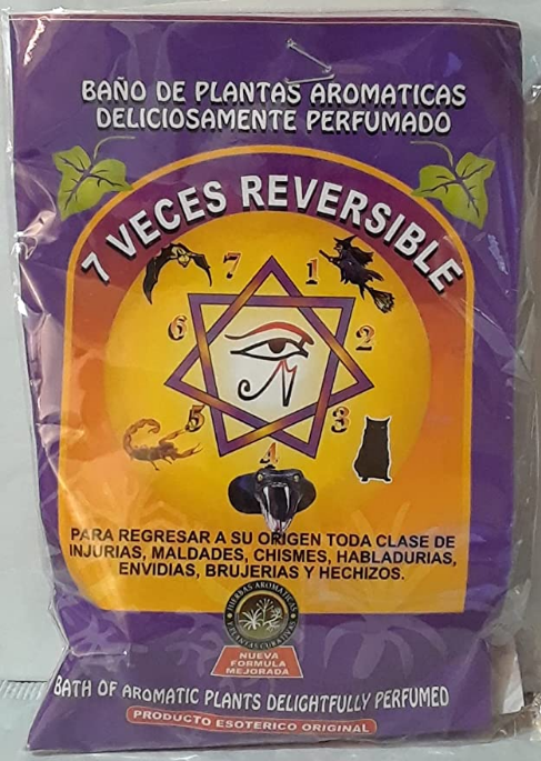 Baño Esotérico De Plantas 7 Veces Reversible, Para Contrarrestar Males ...