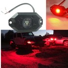 Red 20 Pods Super Bright LED Rock Light Underglow For Truck SUV Offroad ...