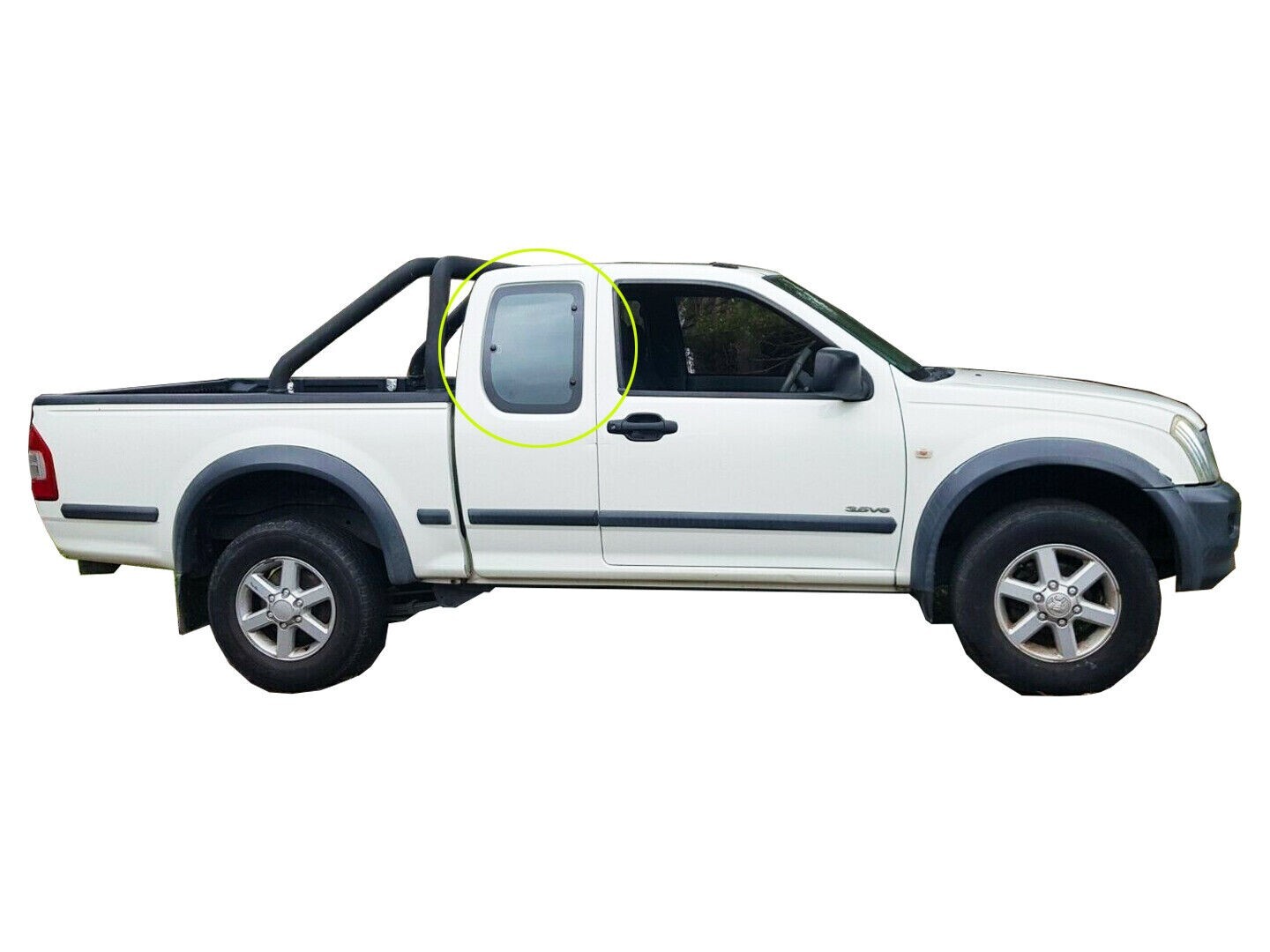 2003-2011 Isuzu D-Max Pickup Extended Cab Glass Window Latch Lock Bolt ...