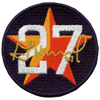 Altuve 27 Signature Étoile Patch Houston Baseball Lecteur Brodé à ...