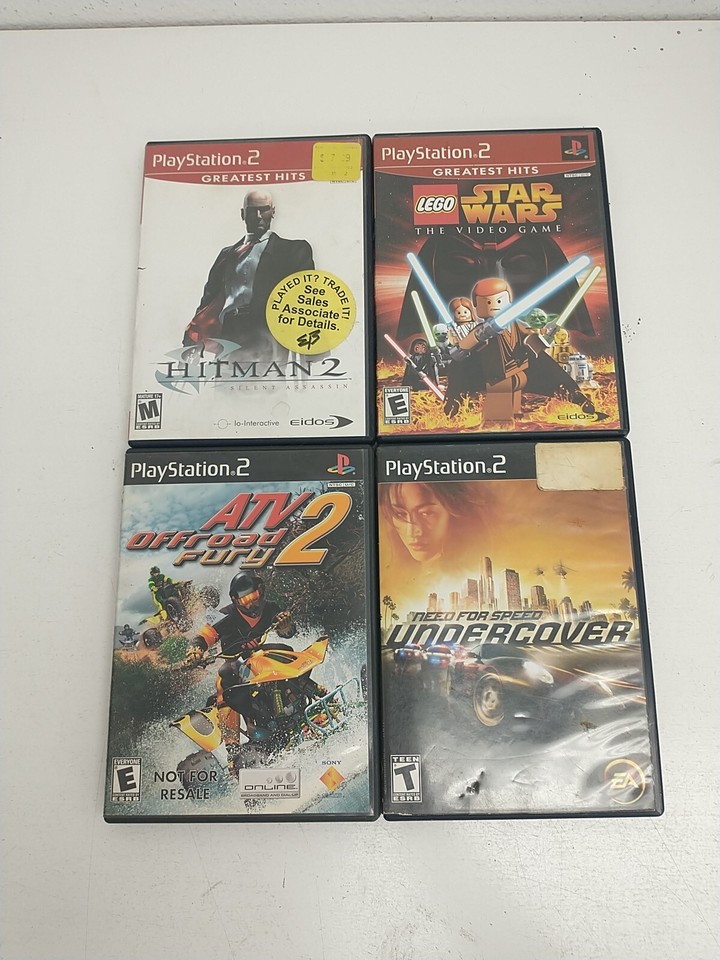 PS2 Game Lot 17 Games PlayStation 2 Untested Grand Theft Auto Hitman ...