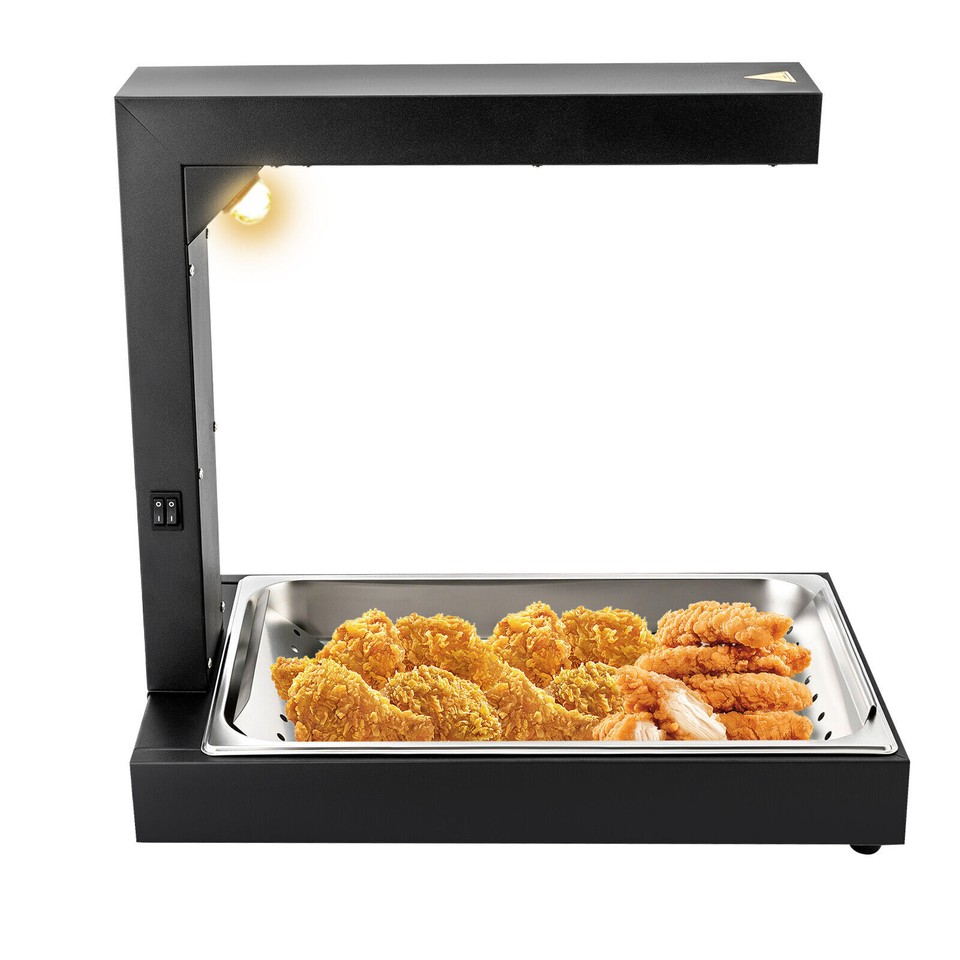Commercial French Fry Food Warmer Fryer Dump Station Heat Lamp ...