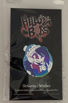 Helluva Boss Octavia Winter Limited Edition Rainbow Plated Pin-New ...