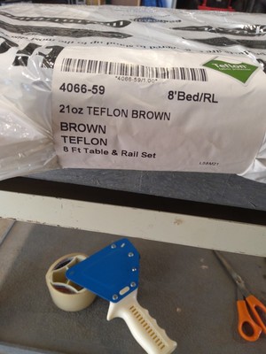 8' Championship Teflon (BROWN) Billiard Pool Table Felt Cloth 4066-59 ...