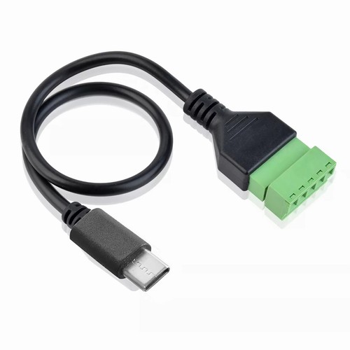 M09 USB Type-C On 5polig Screw Terminal Block Connector Cable Adapter ...