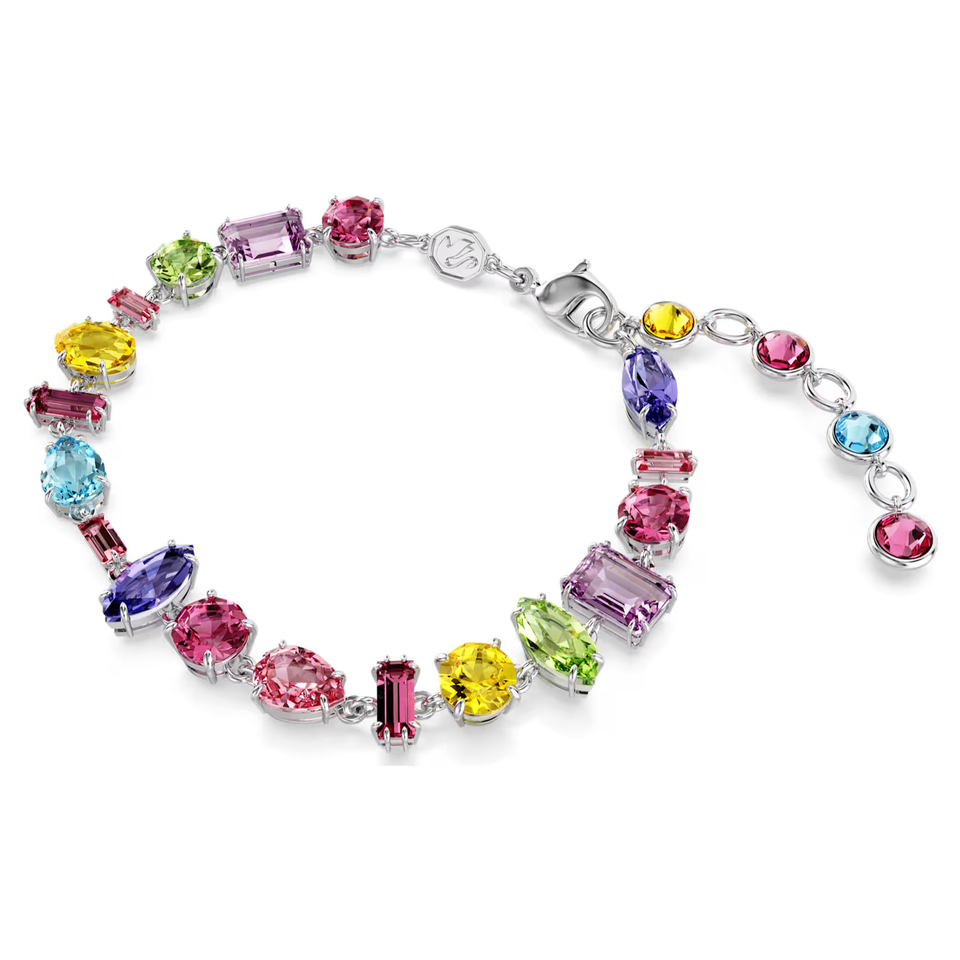 Gema bracelet Mixed cuts, Multicolored, Rhodium plated 5656427 | eBay
