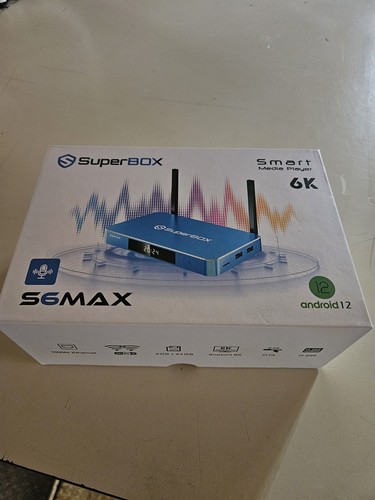 SuperBox S6 Max Smart Media Player Android 12 Streaming S6Max | eBay
