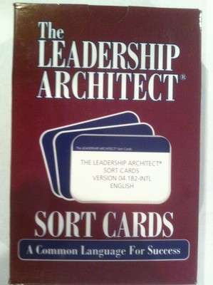The Leadership Architect: Sort Cards, Version 04.1B-INTL | eBay