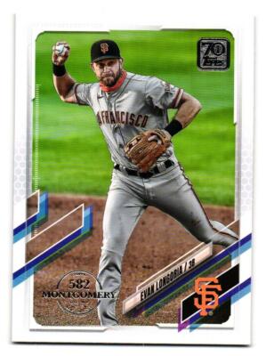 2021 Topps Montgomery Club Stamp Giants Evan Longoria #173 | eBay