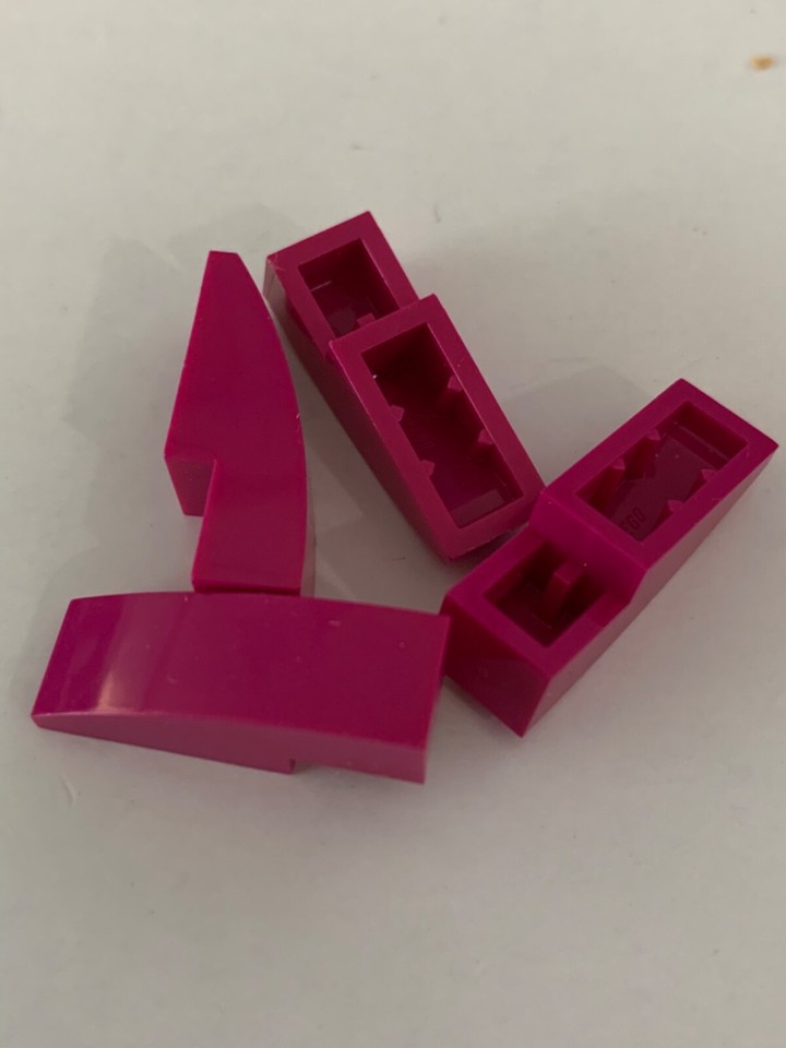 LEGO Parts 50950 (4pcs) Slope, Curved 3x1 Smooth Choose Color | eBay