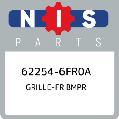 62254-6FR0A Nissan Grille-fr bmpr 622546FR0A, New Genuine OEM Part | eBay