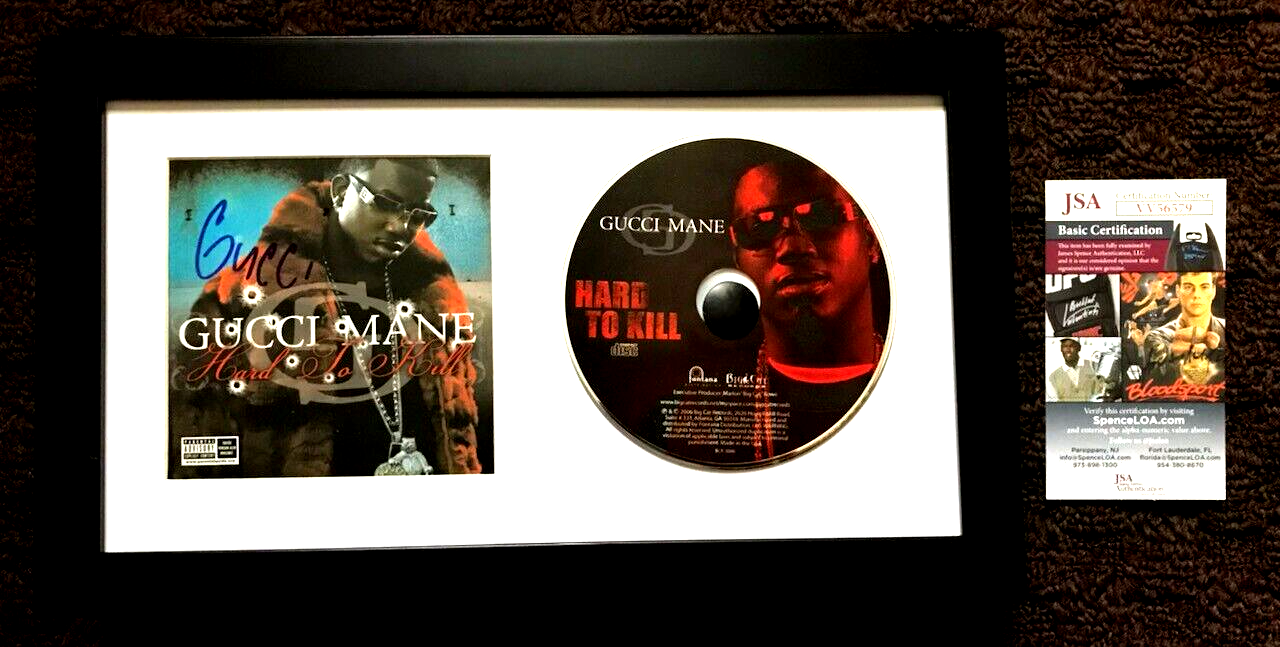 GUCCI MANE SIGNED + FRAMED Hard To Kill CD JSA COA Hip Hop | eBay