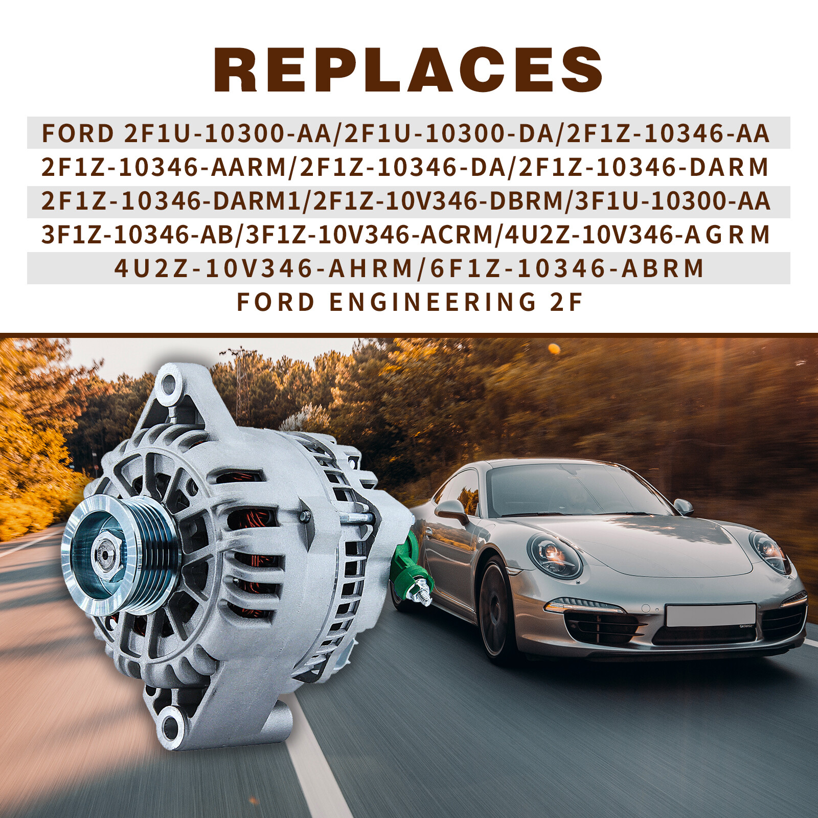 New Alternator For Ford Taurus Mercury Sable 3.0L 2003 2002 2006 2004 ...