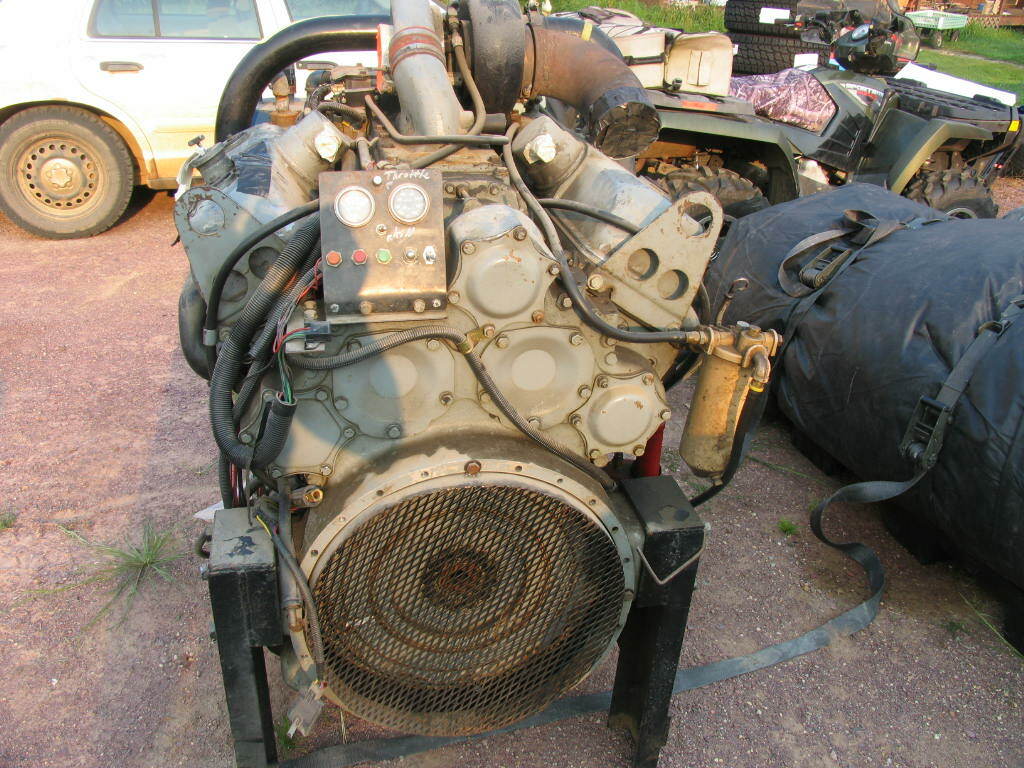 DETROIT DIESEL ENGINE 8V 92, 2 STROKE CONVERTED TO ELECTRONIC IGNITION ...
