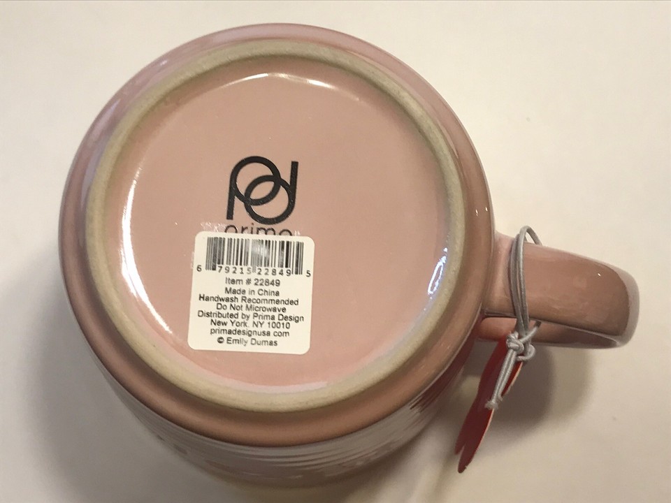 Prima Design MOM Pink Ceramic Special Occasion Coffee Tea Mug Mother's ...