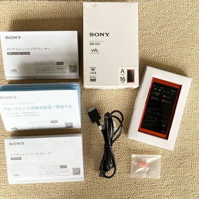 Sony NW-A55 Walkman Red Digital Audio Player MP3 Bluetooth English ...