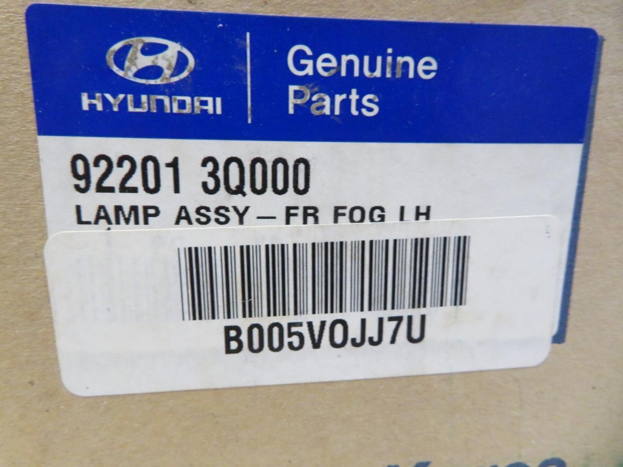 Hyundai 92201-3Q000 Front Driver Side Fog Light Assembly 2009-2014 ...