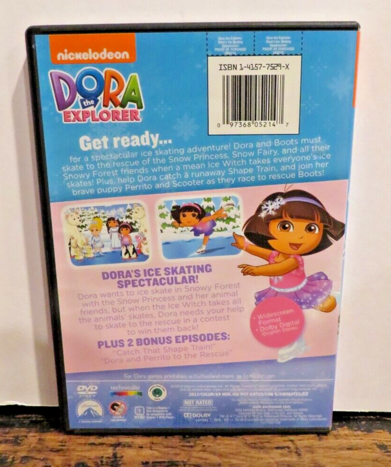 Dora the Explorer: Dora's Ice Skating Spectacular - DVD - VERY GOOD ...