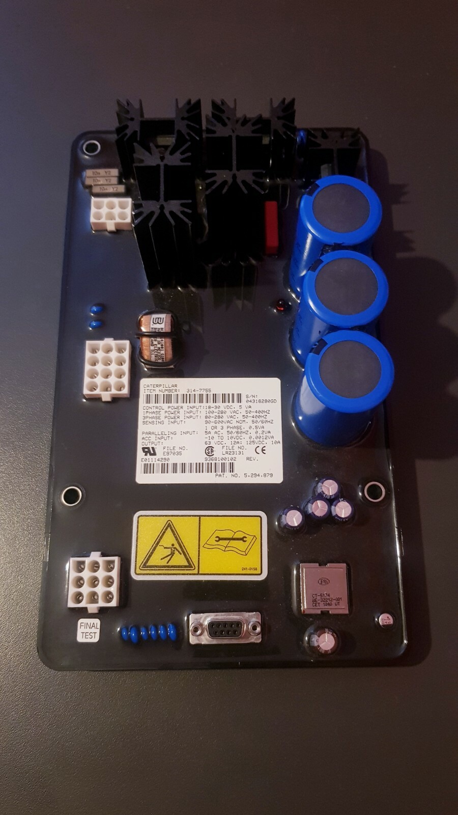 Caterpillar CAT CDVR Voltage Regulator/314-7755 NEW | eBay