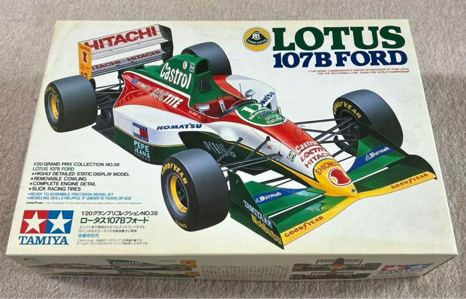 TAMIYA 1/20 scale Lotus 107B Ford F1 Sports car Model kit From japan | eBay