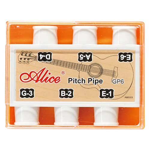 ALICE Guitar Tone Whistle Pitch Pipe 6 consecutive 1E-2B-3G-4D-5A-6E ...