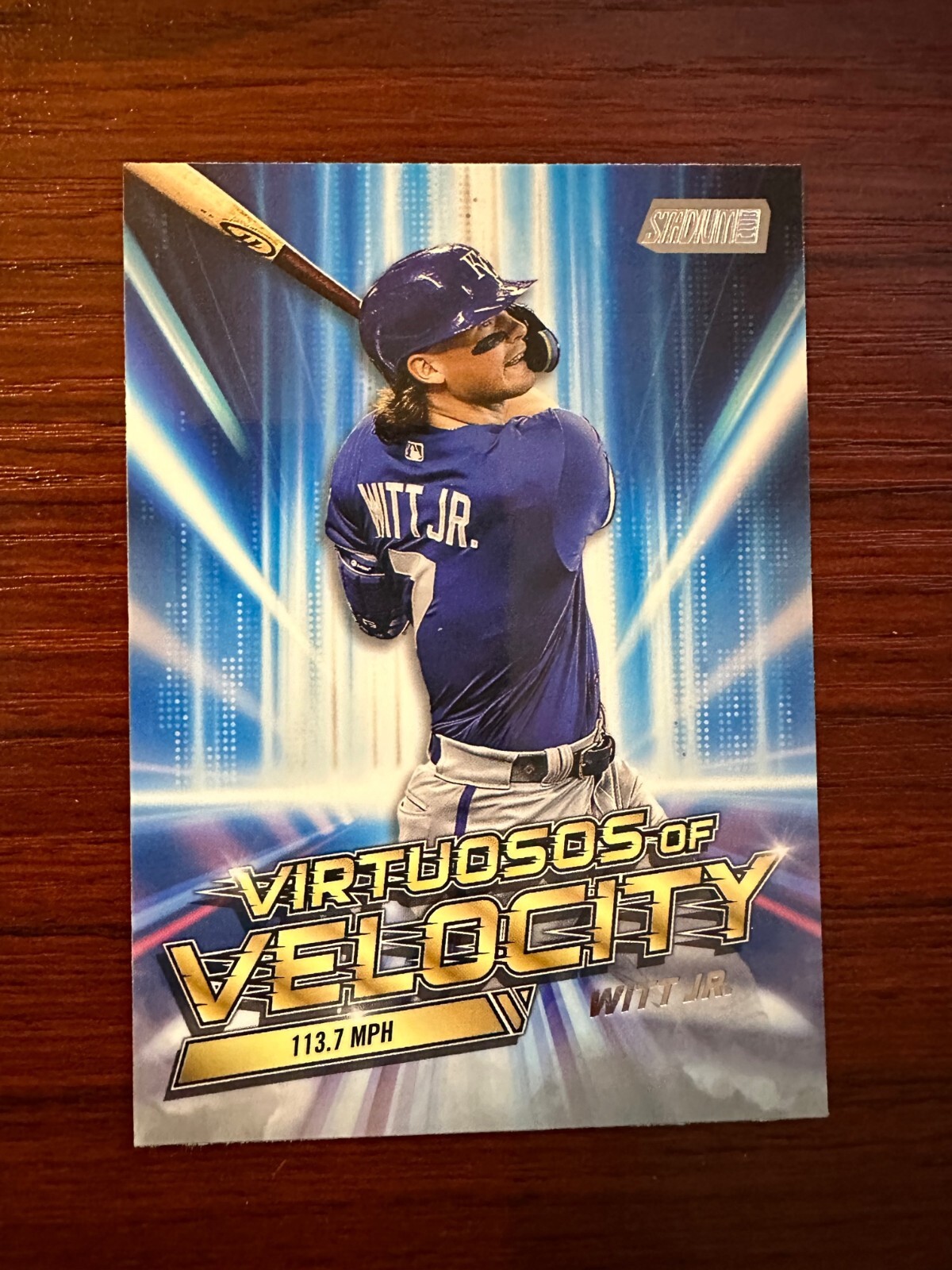 2023 Topps Stadium Club Virtuosos of Velocity VV-23 Bobby Witt Jr ...