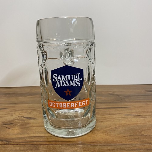 Samuel Adams Octoberfest Seasonal Brew 0.5L Beer Mug Glass Stein | eBay