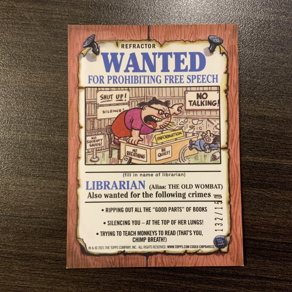 2021 Garbage Pail Kids Chrome Series 4 Nicky Hickey X-Fractor #130a OS4 ...