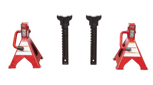 Steelman 4-Ton Capacity Automotive Jack Stands, Adjustable Height ...