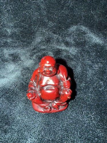 BUDDHA RED RESIN STATUE | eBay