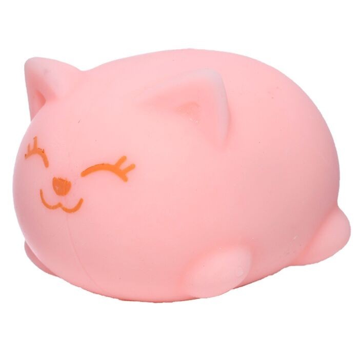 Mini Squeezy Glow In The Dark Animal Toy - Pink, Blue, Green, Purple ...