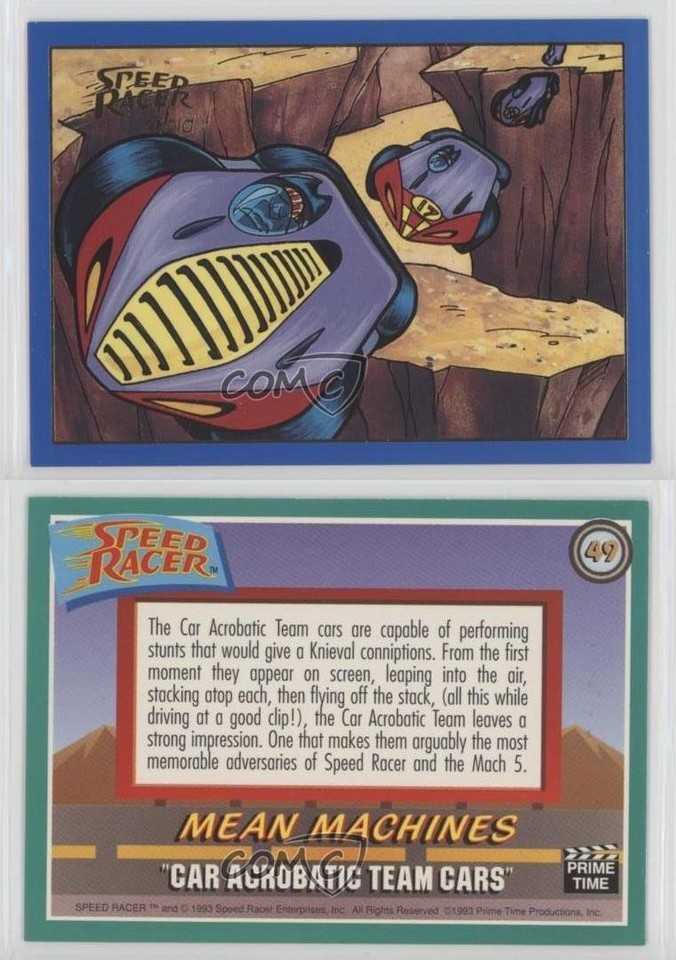 1993 Prime Time Speed Racer Gold Speed Racer Car Acrobatic Team Cars ...