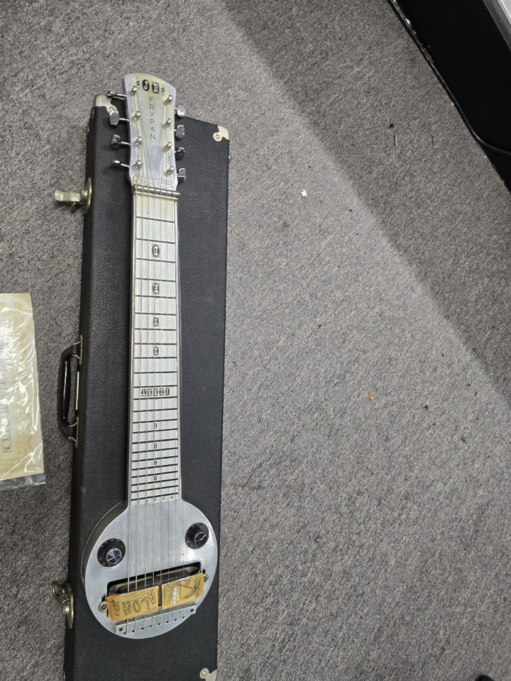 1979 Jb Fry Pan"Frying Pan" Metal Lap Steel Electric Guitar W/ Ohsc | eBay