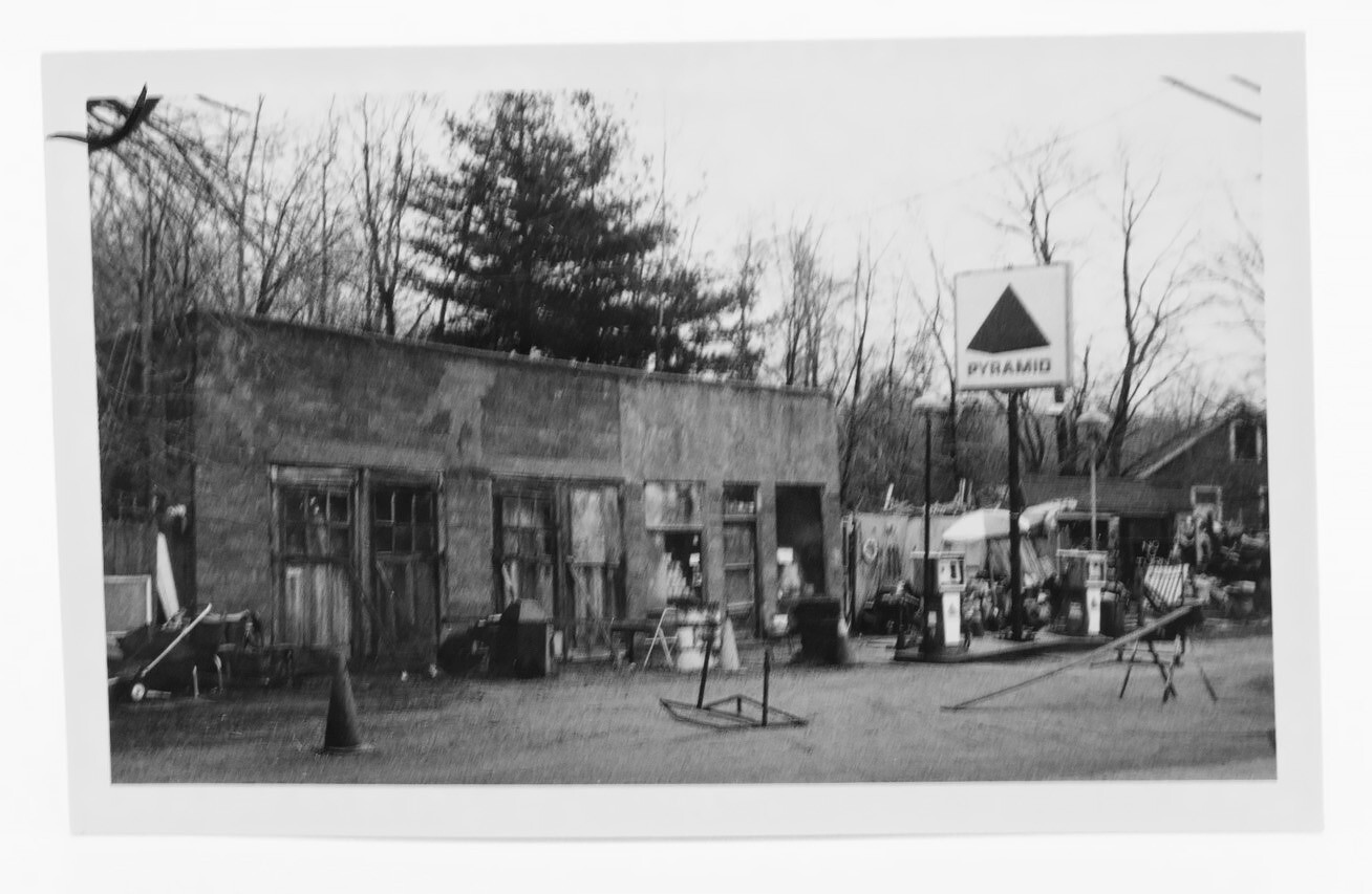Postcard NJ Pyramid Gas Filling Station Sign Road View Rockaway New ...