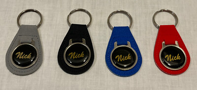 VINTAGE NEW OLD STOCK PERSONALIZED NAME NICK KEYCHAIN KEY RING | eBay