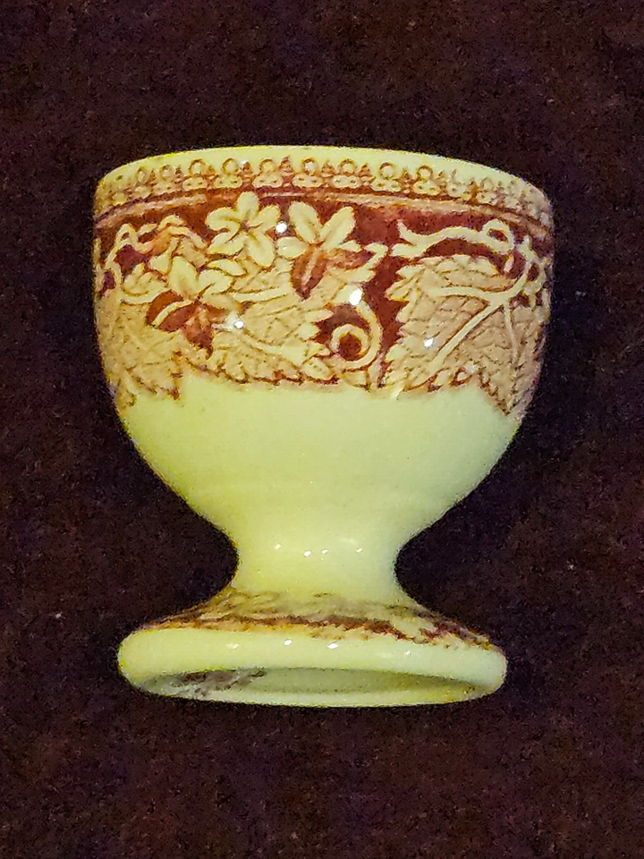 Masons England Porcelain Egg Cup Red VISTA Pattern | eBay