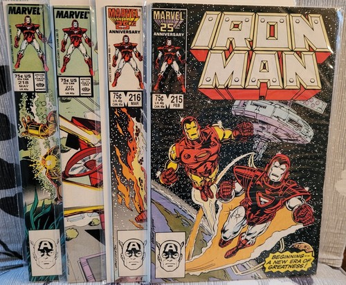 Iron Man #215 216 217 218 Vol. 1 (Lot of 4) MARVEL 1987 6.0FN | eBay