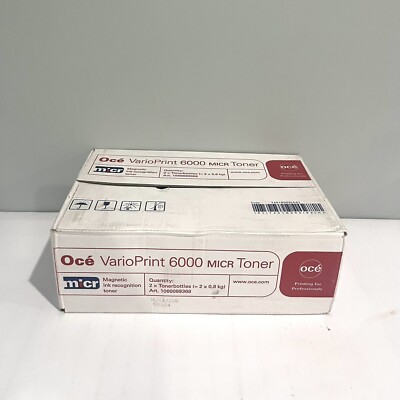 OCE 1060089368 VarioPrint 6000 Toner Black 2-pack Bottles For 6160,6180 ...