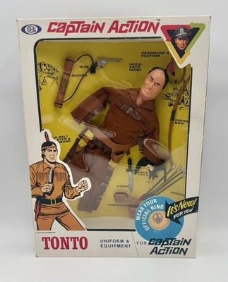 VINTAGE IDEAL CAPTAIN ACTION TONTO COSTUME 1966 COMPLETE WITH ...