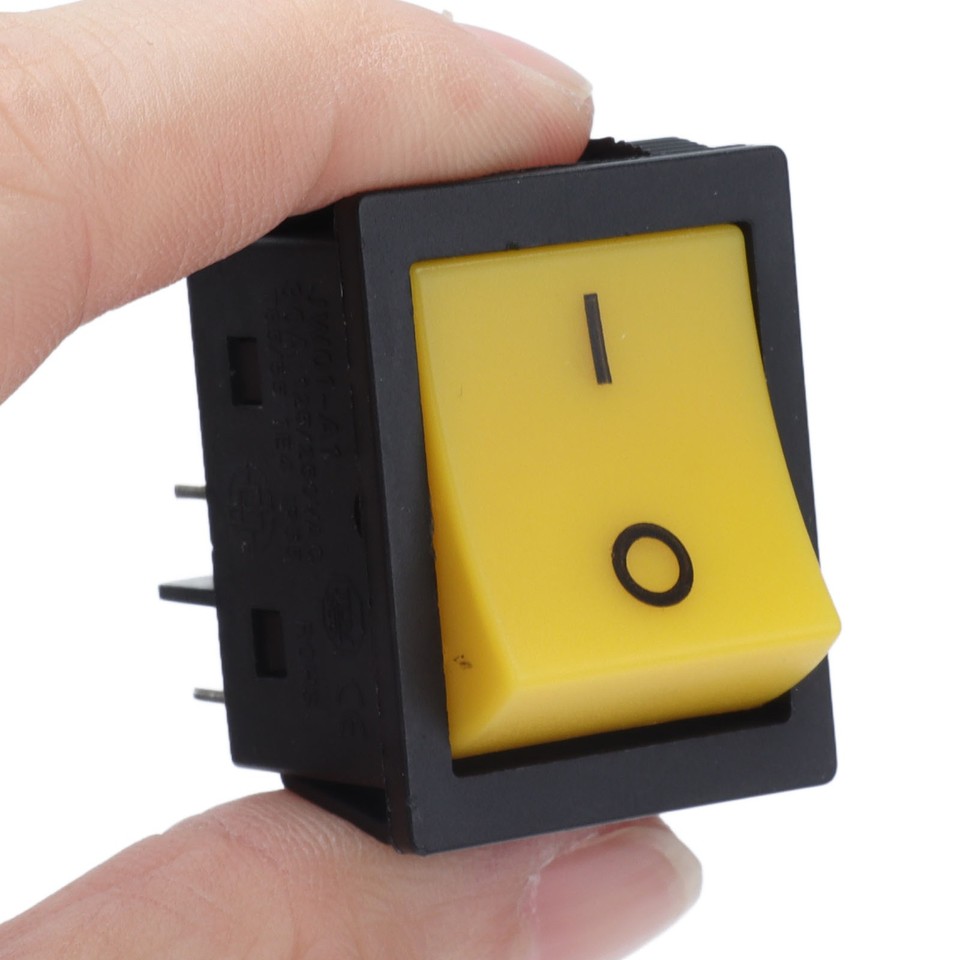 Power Switch Quick Response 4 Pin Terminal Compact Button For ...