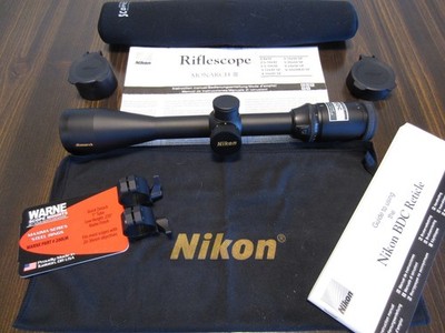 Nikon Monarch III 3-12x SF 42mm Rifle Scope with Rings | eBay