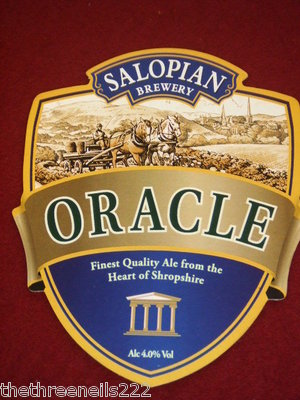 BEER PUMP CLIP - SALOPIAN BREWERY ORACLE | eBay