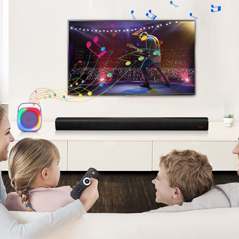 Portable Bluetooth Speaker for Kids, Stereo Desktop Speaker Colorful ...